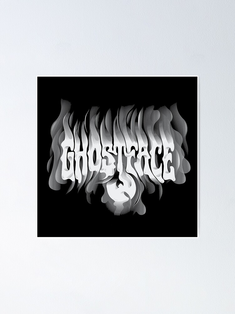 Póster «Letra Ghostface» de temanaras | Redbubble