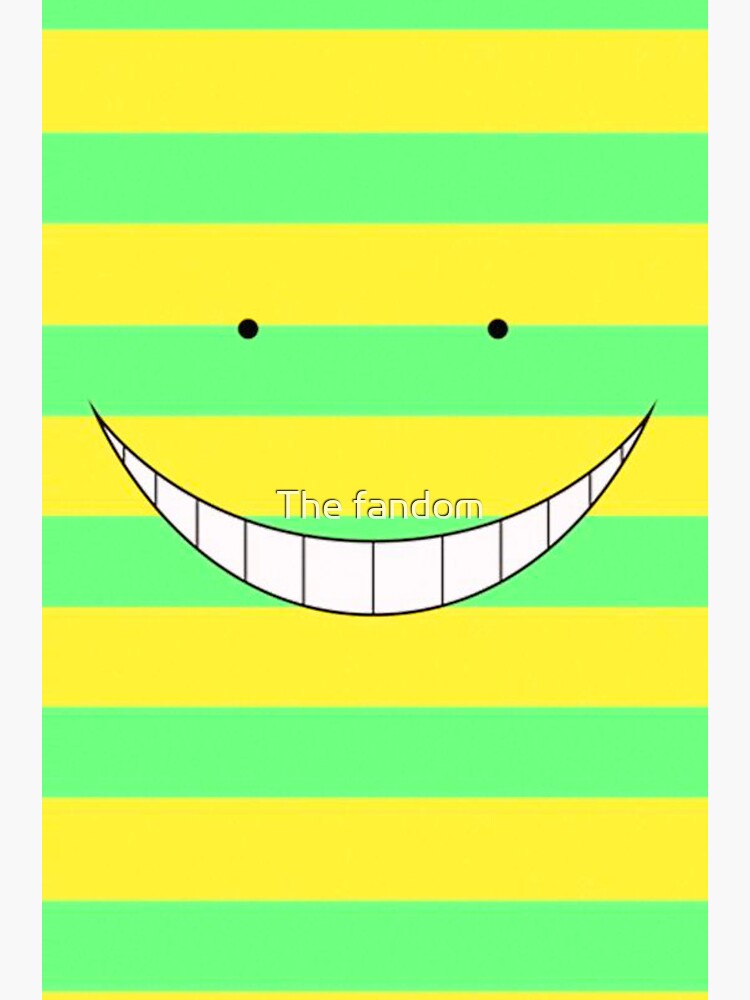 "Koro sensei face, anime assassination classroom " Sticker by 33Panda33 ...