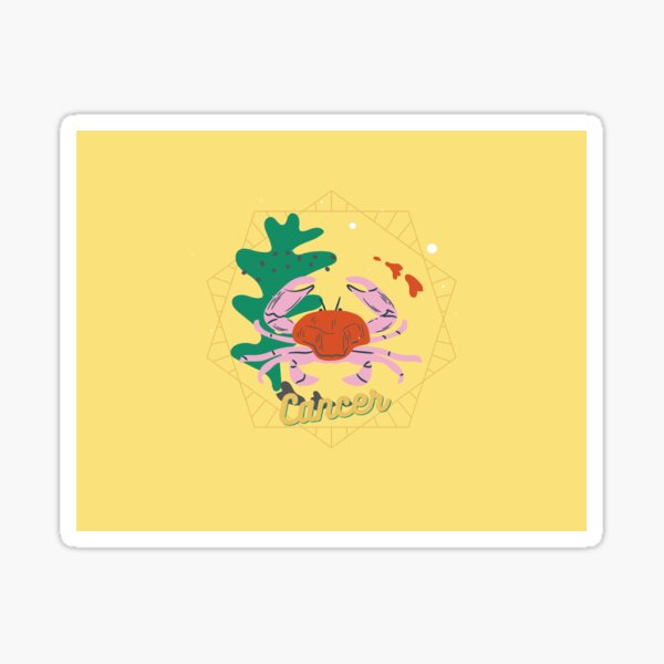 "Cancer, Star Sign" Sticker by SoyoungSoyeong | Redbubble