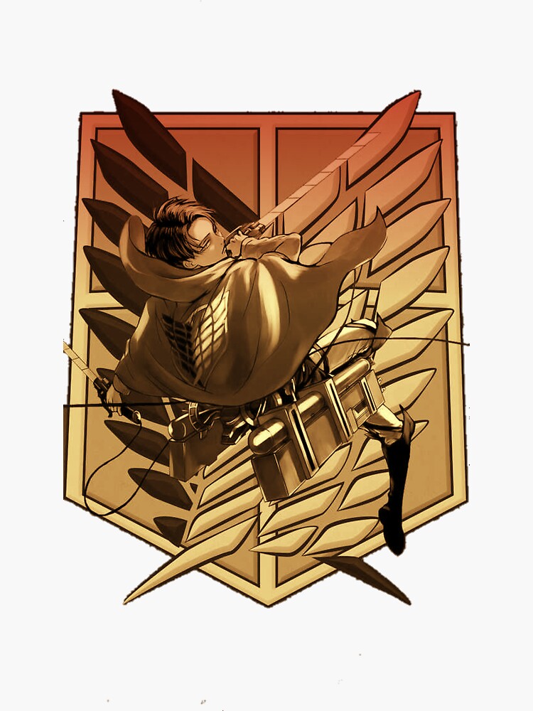 "Levi Ackerman sticker" Sticker for Sale by firmanmz | Redbubble