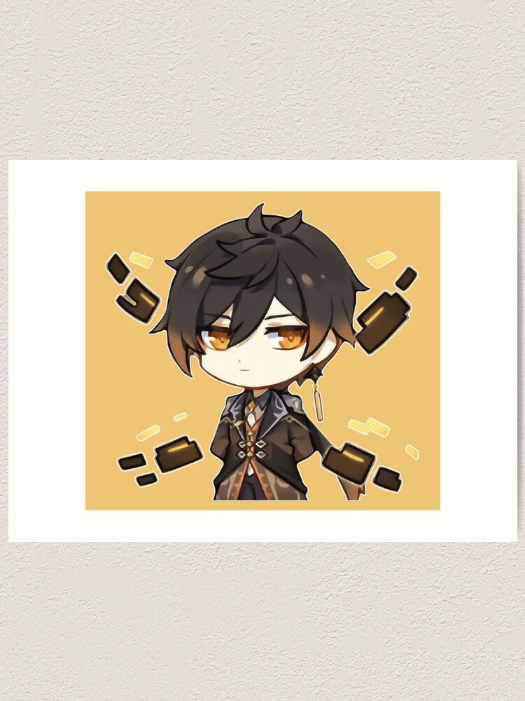 "Zhongli | Genshin Impact Sticker "Dominus Lapidis"" Art Print for Sale ...