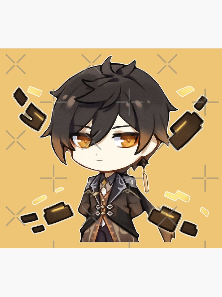 Impression photo « Zhongli | Autocollant Genshin Impact "Dominus ...