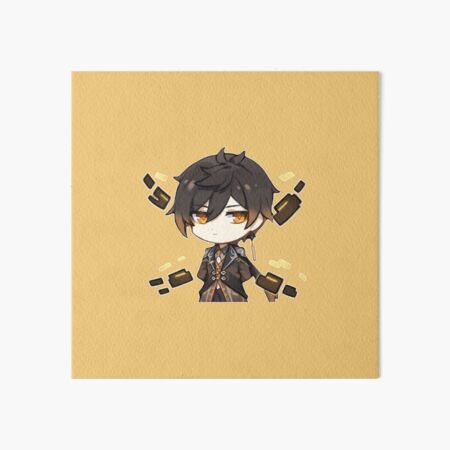 Lámina rígida «Zhongli | Pegatina de impacto Genshin "Dominus Lapidis ...