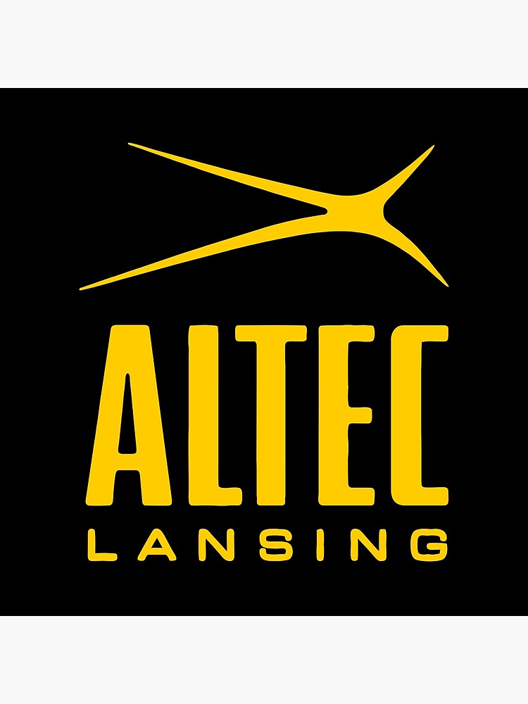 "AUDIO-Altec Lansing LOGO" Art Print for Sale by SusanAlbert89 | Redbubble