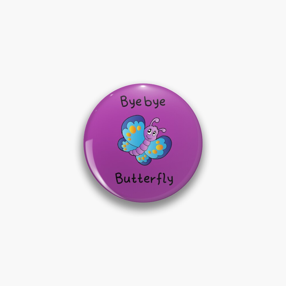 "Bye bye Butterfly" Sticker for Sale by 1wrld | Redbubble