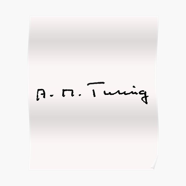 Alan Turing Posters | Redbubble