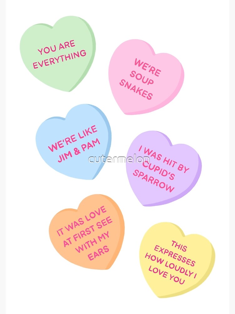 Office Conversation Hearts