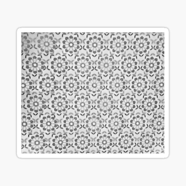 "Minimalist Black and White Pattern Look" Sticker by Billgreen54 ...