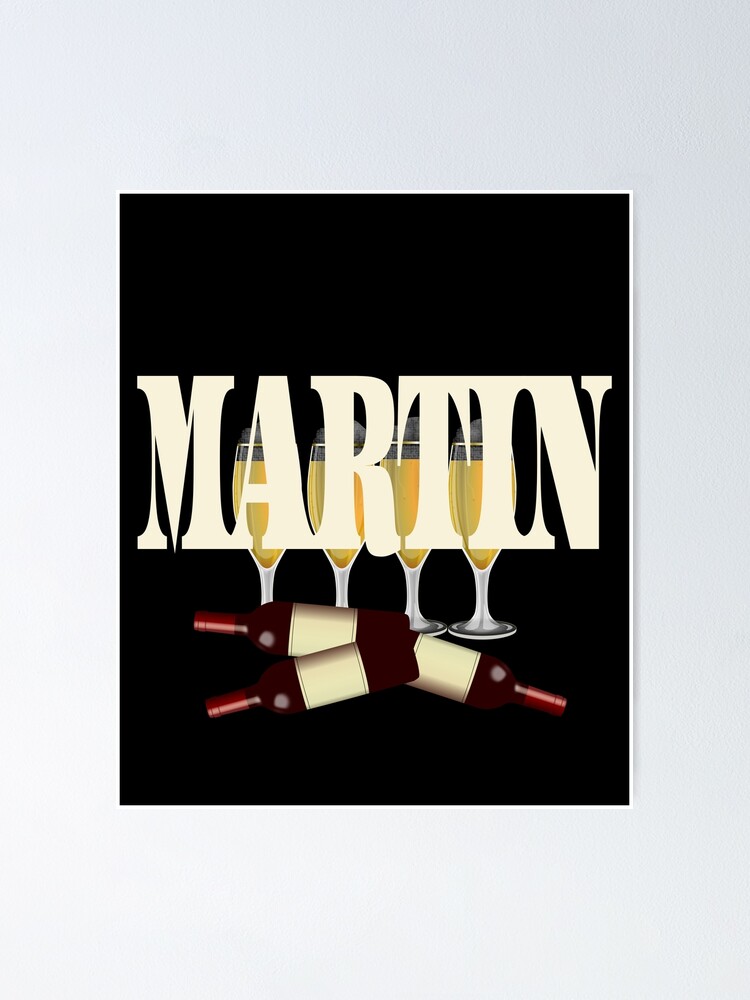 "Martin name" Poster by Areashor | Redbubble
