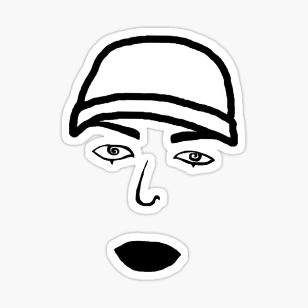 "FACE OFF" Sticker by WakaFlaca | Redbubble