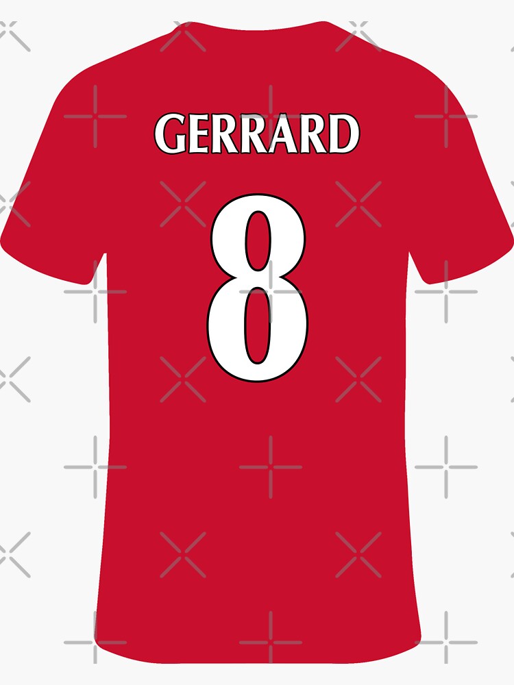 "Gerrard Jersey" Sticker for Sale by slawisa | Redbubble