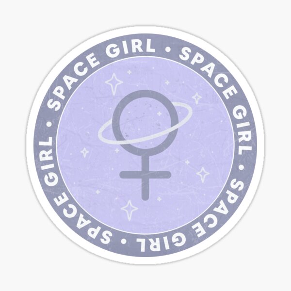 "song stickers - space girl" Sticker for Sale by mitchgraney | Redbubble