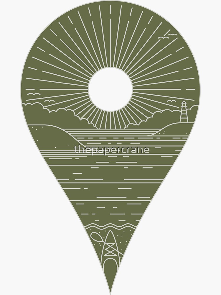 "Heading Out" Sticker for Sale by thepapercrane | Redbubble