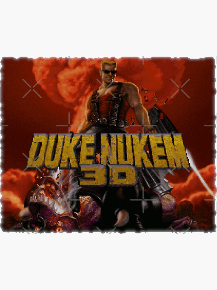 "Duke Nukem" Sticker for Sale by ChuckDL | Redbubble