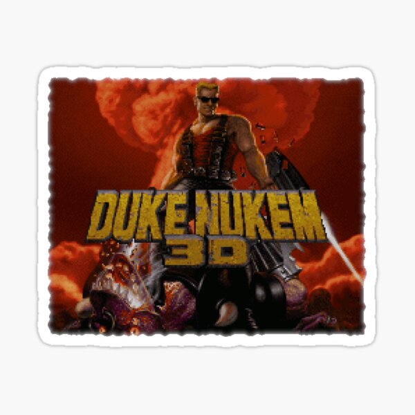 "Duke Nukem" Sticker for Sale by ChuckDL | Redbubble