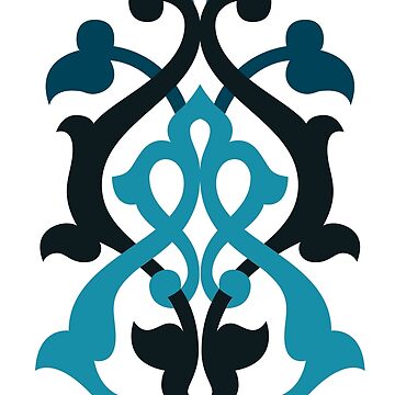 " Islamic Pattern - Navy Blue" Art Print for Sale by Adorned ...