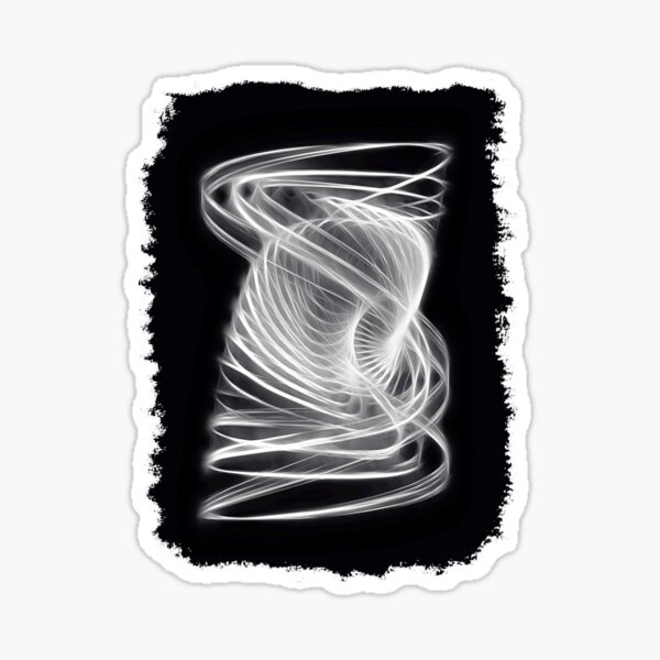 "Twisted 1 White" Sticker for Sale by TravelPhotoArt | Redbubble