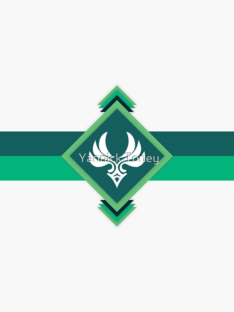 "Anemo Emblem - Genshin Impact Art" Sticker for Sale by YTBooks | Redbubble