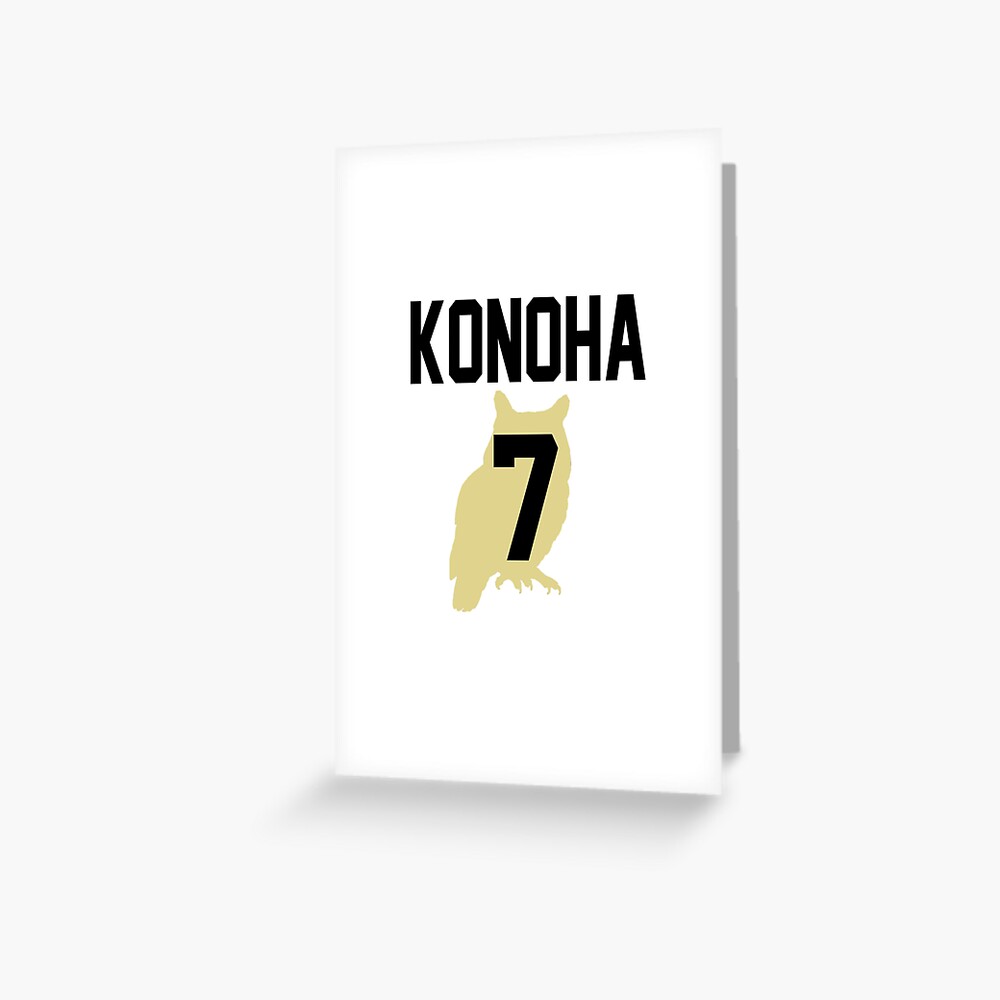 "Haikyuu!! Jersey Konoha Number 7 (Fukurodani)" Greeting Card for Sale ...