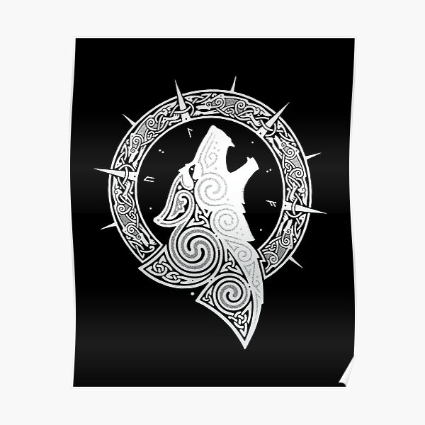 "WOLF'S TRIBE. GRAPHICA." Poster by RAIDHO | Redbubble