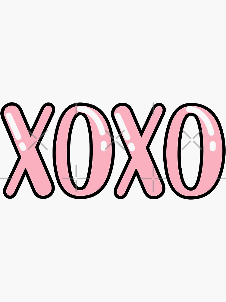 "XOXO Sticker" Sticker by jessicaleah15 | Redbubble