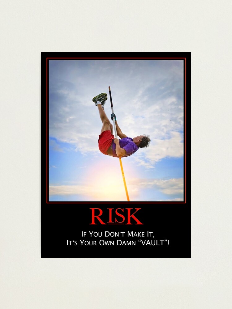 Lámina fotográfica «Riesgo: si no lo convierte en su propia maldita ...