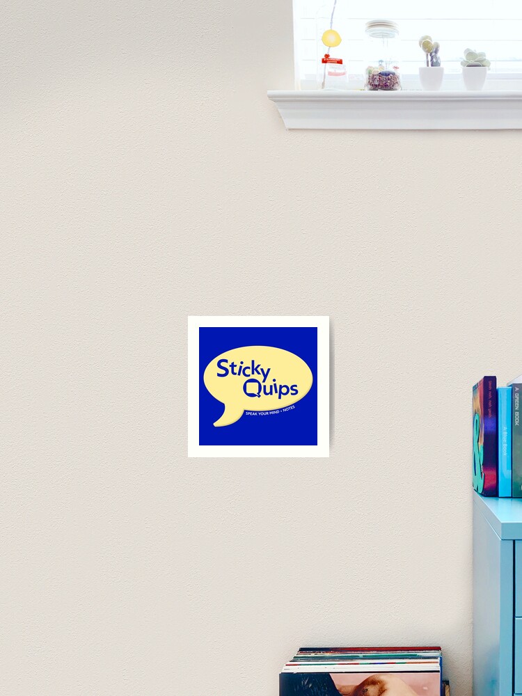 "The Office Sticky Quips" Art Print for Sale by Liomal | Redbubble