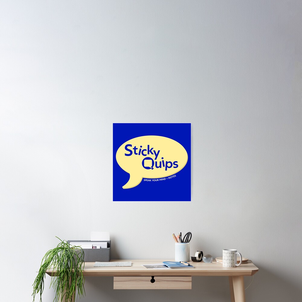 "The Office Sticky Quips" Poster for Sale by Liomal | Redbubble