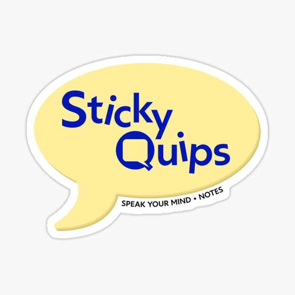 "The Office Sticky Quips" Sticker for Sale by Liomal | Redbubble