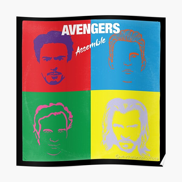 "ASSEMBLE" Poster for Sale by whythelpface | Redbubble