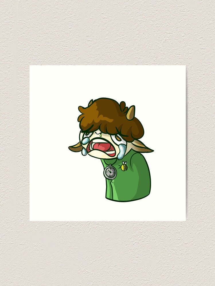 "Tubbo Crying " Art Print for Sale by dark-wing2 | Redbubble