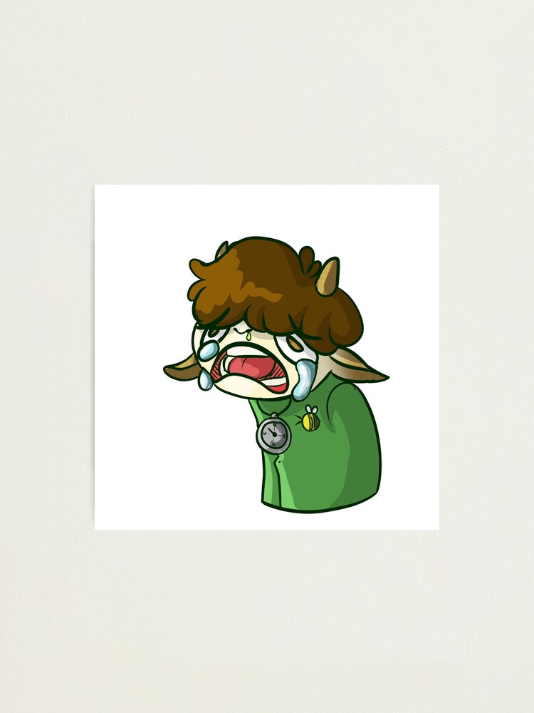 "Tubbo Crying " Photographic Print by dark-wing2 | Redbubble