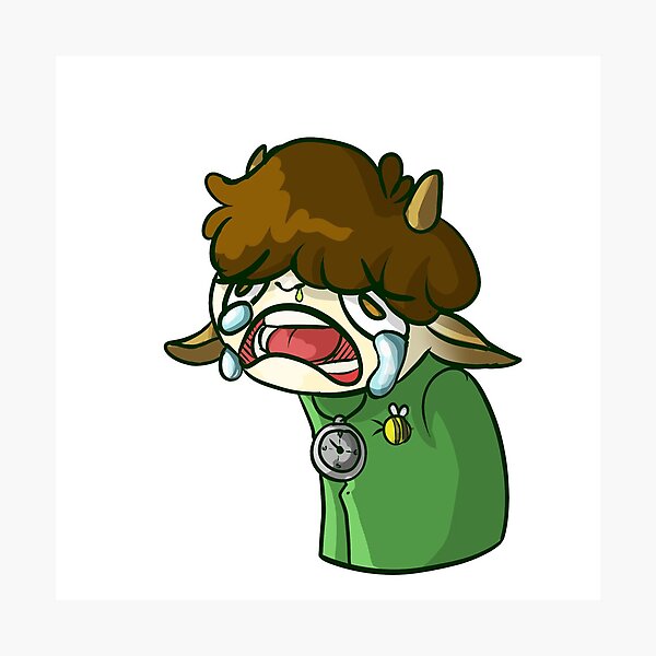 "Tubbo Crying " Photographic Print by dark-wing2 | Redbubble