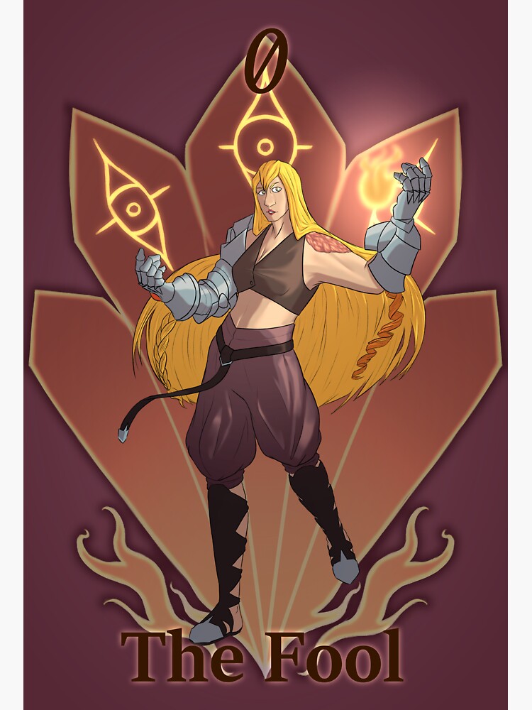 "Alex as The Fool" Sticker by Adrian-Can | Redbubble