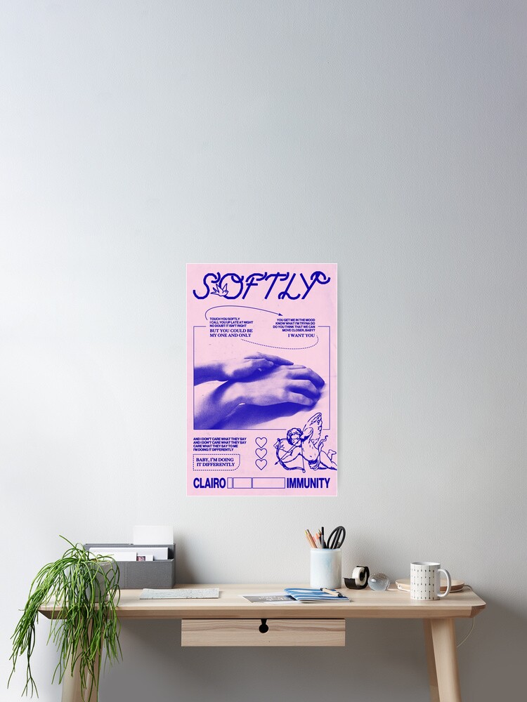 "Softly by Clairo Poster" Poster for Sale by ritukanaldesign | Redbubble