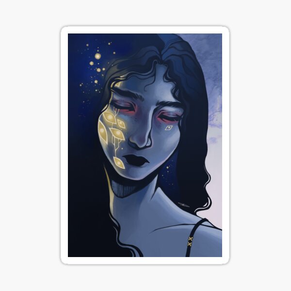 "Insomnia" Sticker by KuroiArt | Redbubble