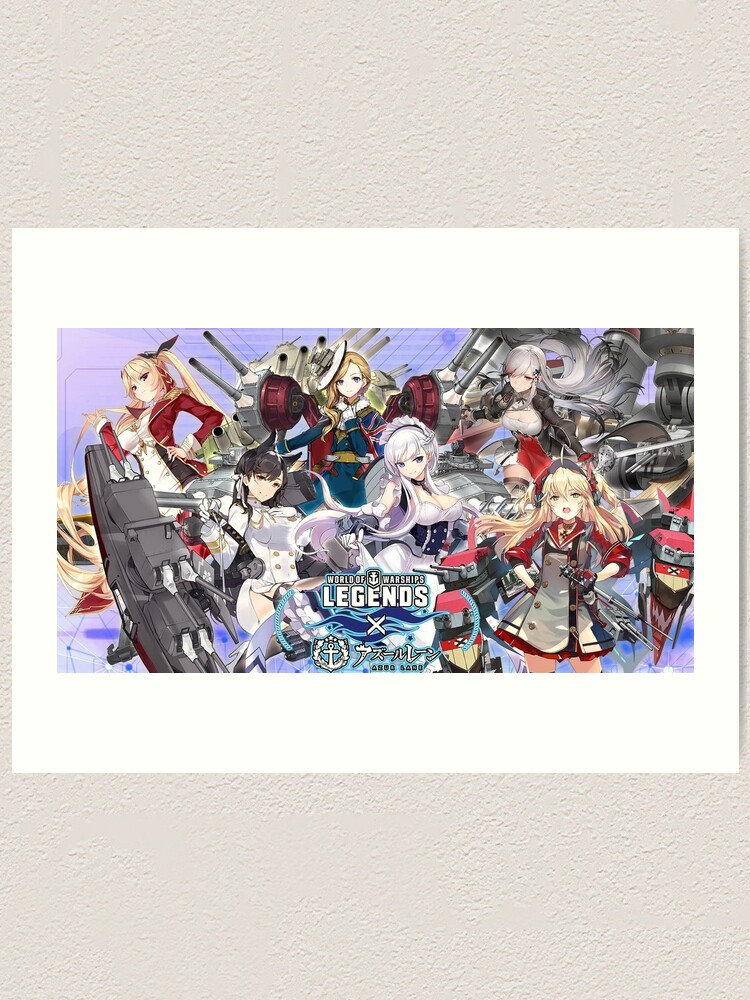 "JEKICEN LEGENDS X AZUR LANE" Art Print for Sale by byronmorris9 ...