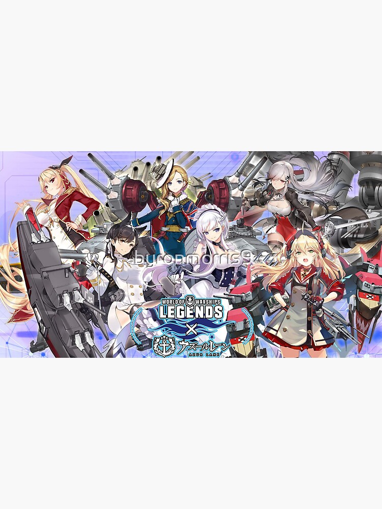 "JEKICEN LEGENDS X AZUR LANE" Sticker by byronmorris9 | Redbubble