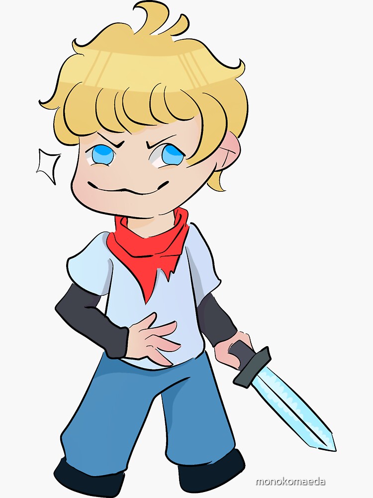 "TommyInnit" Sticker for Sale by monokomaeda | Redbubble