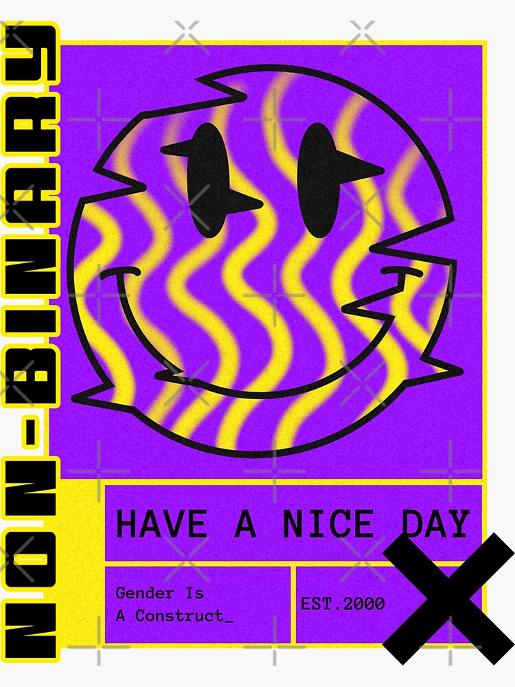 "Nonbinary flag colors | Non-binary graphic | Non gender binary | Cool ...