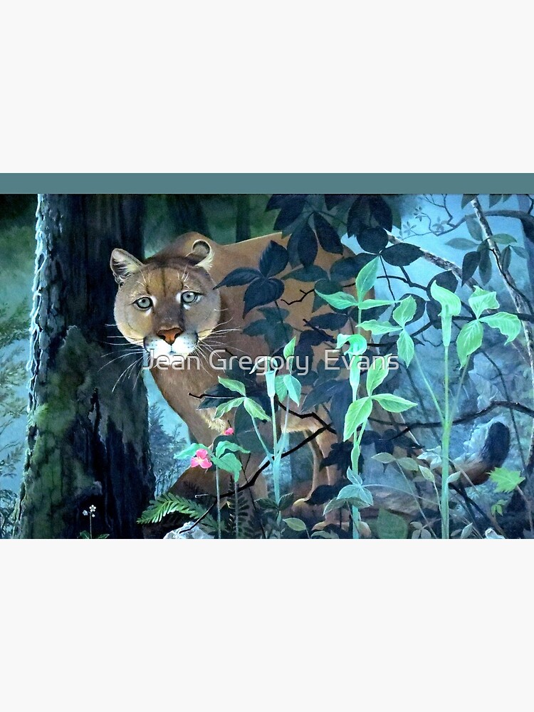 "Cougar, Trillium, Wintergreen, Indian Turnip and Poison Ivy" Mask by ...