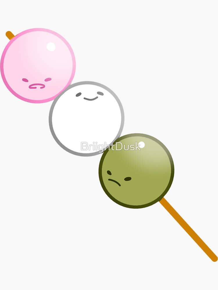 "Cute Dango " Sticker for Sale by BriightDusk | Redbubble