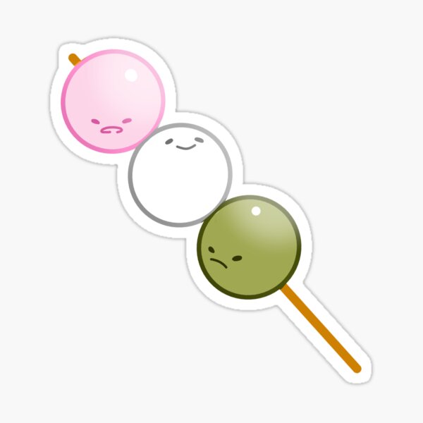 "Cute Dango " Sticker for Sale by BriightDusk | Redbubble