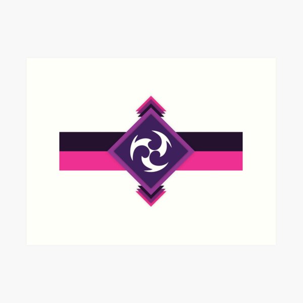 "Electro Emblem - Genshin Impact Art" Art Print by YTBooks | Redbubble