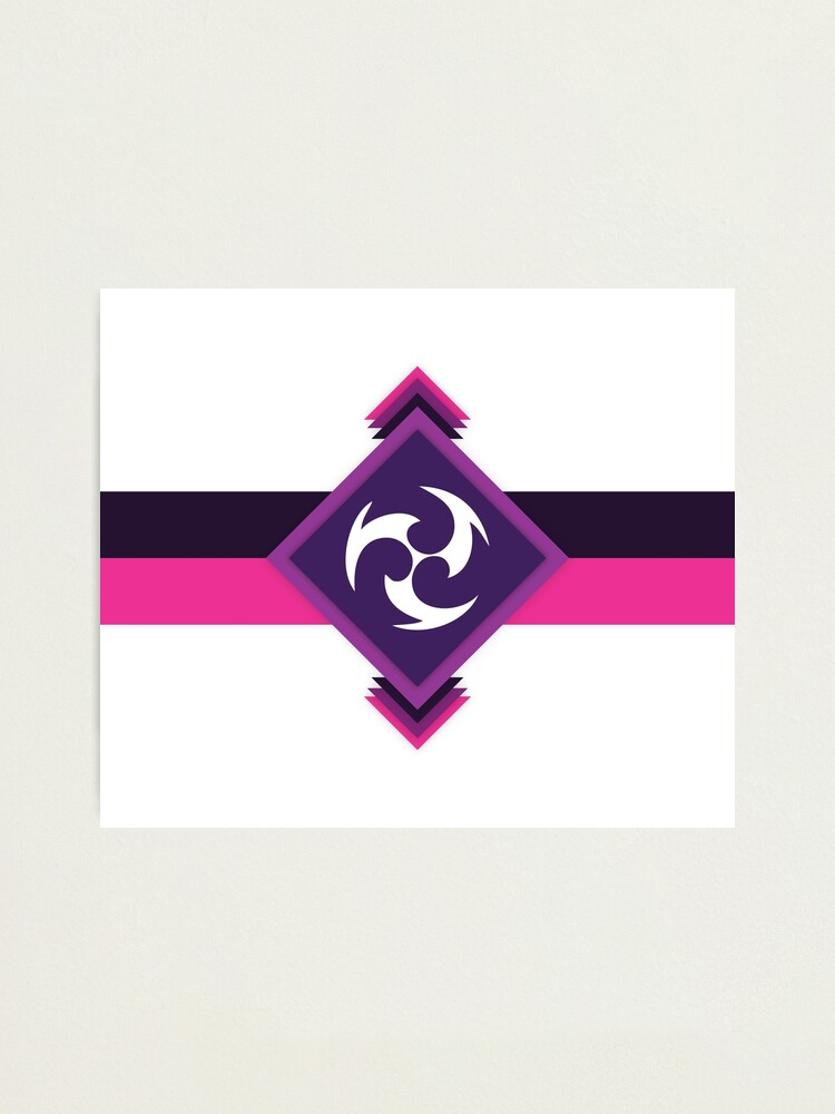 "Electro Emblem - Genshin Impact Art" Photographic Print for Sale by ...