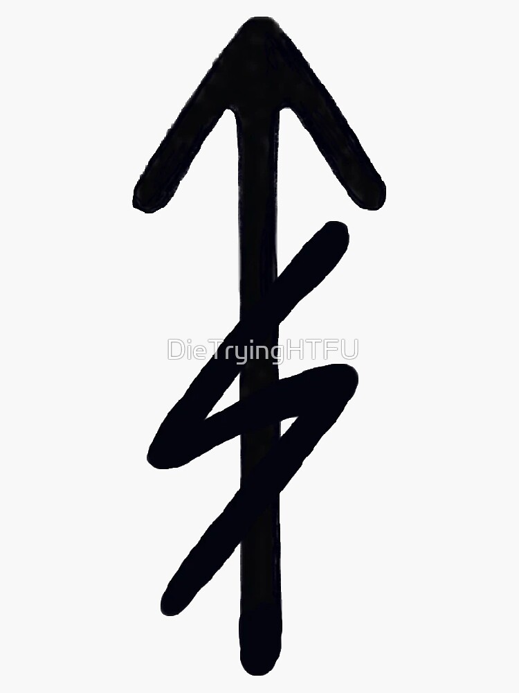 "Sniper Map Symbol" Sticker for Sale by DieTryingHTFU | Redbubble