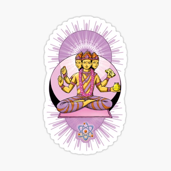 "Vishnu, Hindu deity, (version 2)" Sticker for Sale by nukem-empire ...