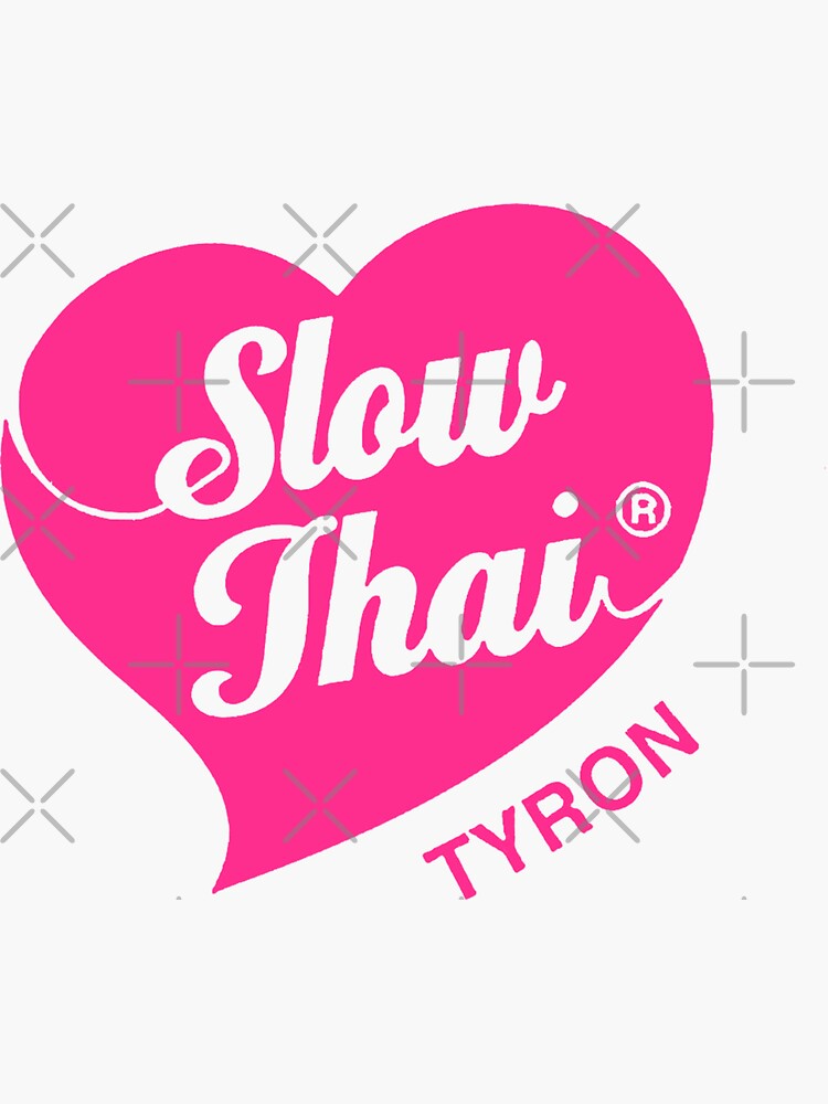 "Slowthai Pink lady logo" Sticker for Sale by Bienboro | Redbubble