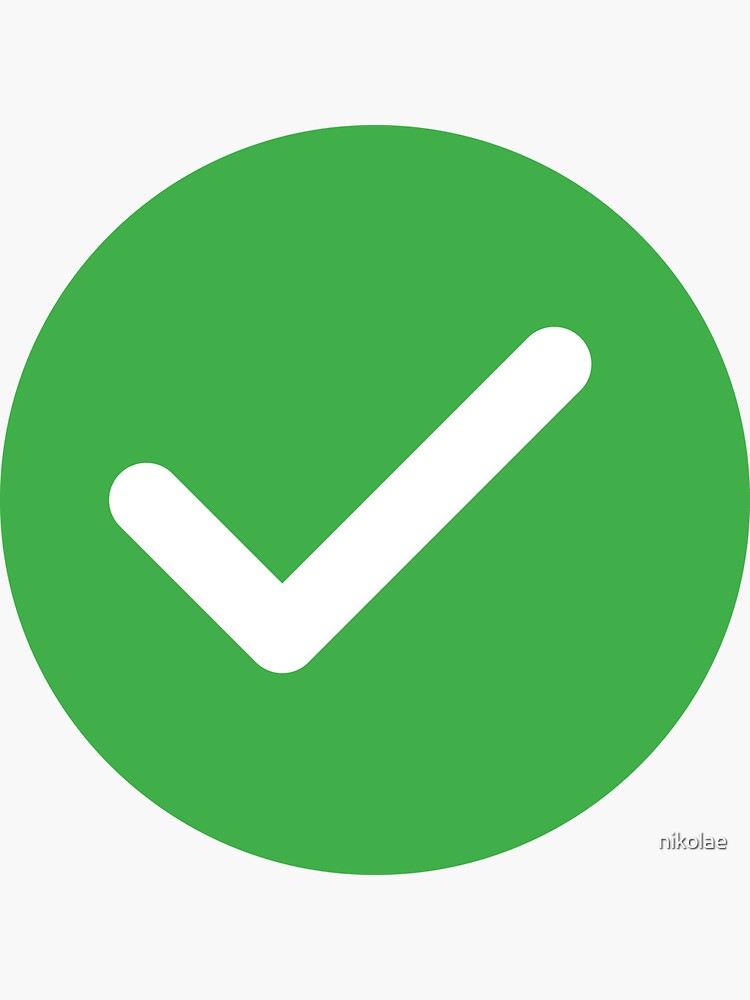 "Check" Sticker by nikolae | Redbubble