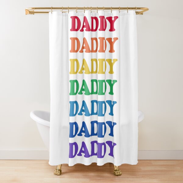 Dad Gay Son Shower Curtains | Redbubble